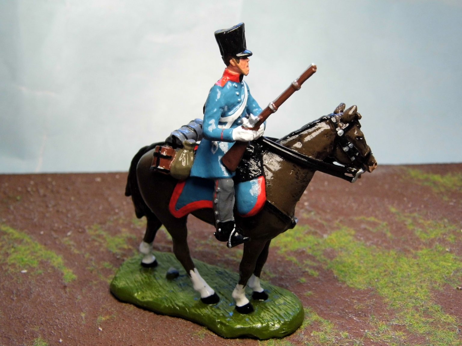 PRUSSIAN DRAGOON WITH CARBINE – Little Legion Toy Soldiers